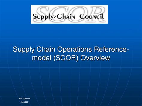 PPT Supply Chain Operations Reference Model SCOR Overview PowerPoint Presentation ID 6241561