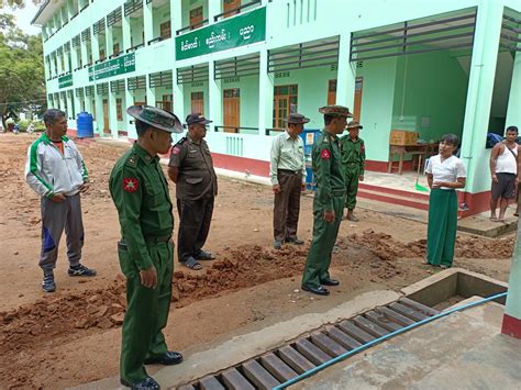 အခြေခံပညာအထက်တန်းကျောင်း မိုင်းခတ် ၌ ကျောင်းပတ်ဝန်းကျင် စိမ်းလန်းစိုပြေရေး စုပေါင်းသန့်ရှင