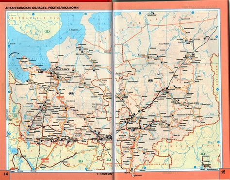Карта Архангельской Области Andruchivka