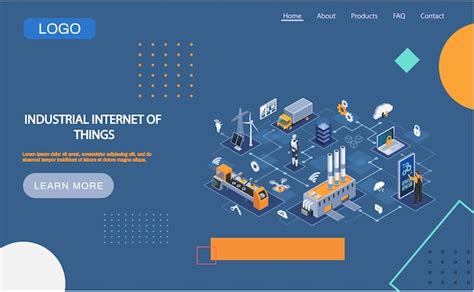 Industrial Internet Things Vectors And Illustrations For Free Download