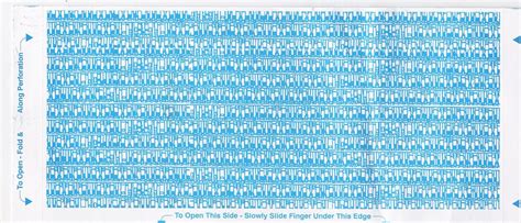 Ecclection Security Paper Pattern Library Card