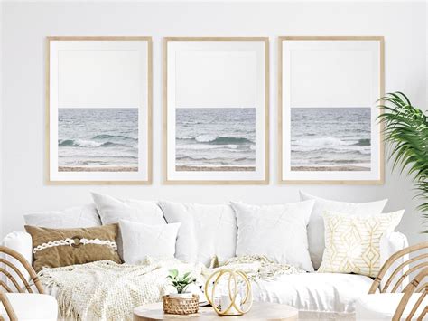 Ocean Wall Art Set Of Three Fine Art Photography Sea Prints Triptych