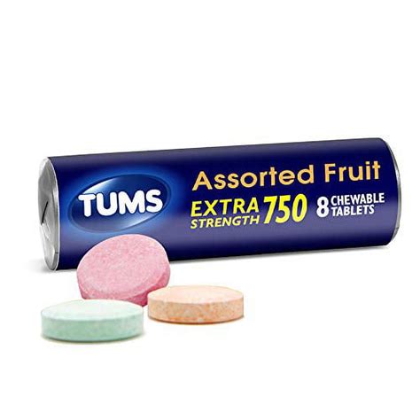 Tums Extra Strength 750 Assorted Fruit Flavors Walmart