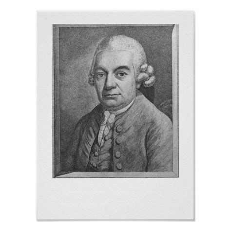 Portrait Of Carl Philipp Emanuel Bach 1714 88 E Poster Zazzle Bw Photo Postcard Canvas