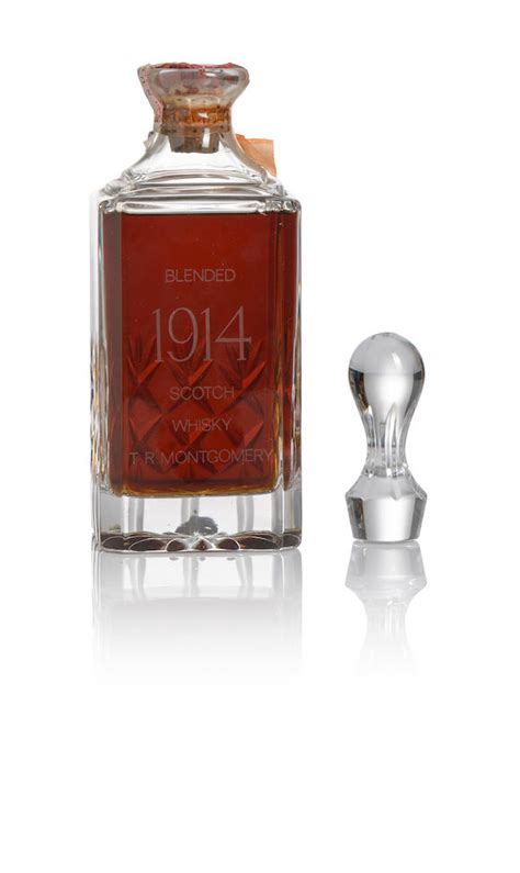 Bonhams Tr Montgomery Decanter 1914