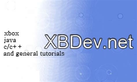 xbdev.net 2000 - 2025 (c) - Tutorials - Demos - Software, Game ...