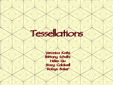 Tesselations Geometry In Real Life