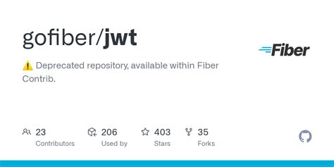 GitHub Gofiber Jwt Deprecated Repository Available Within Fiber Contrib