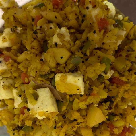 How To Make Paneer Cheese Poha Recipe