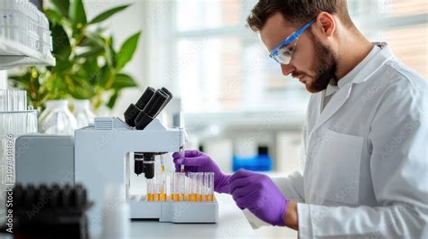Explore Advanced Proteomics Analysis Techniques In Modern Labs Stock