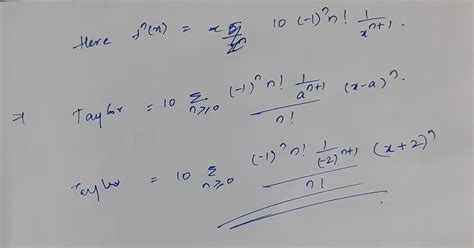 Solved Find The Taylor Series For F X Centered At The Given Value