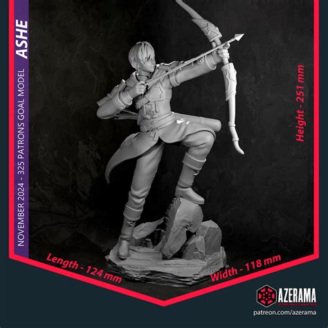 🔥 ashe stl ready for 3d printing・ 3d file for 3d printing・cults