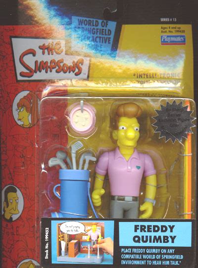 Freddy Quimby Action Figure Simpsons Series 13 Playmates