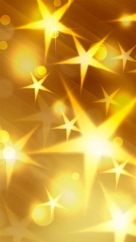 1080p Free Download Stars Background Gold Shine Hd Phone Wallpaper