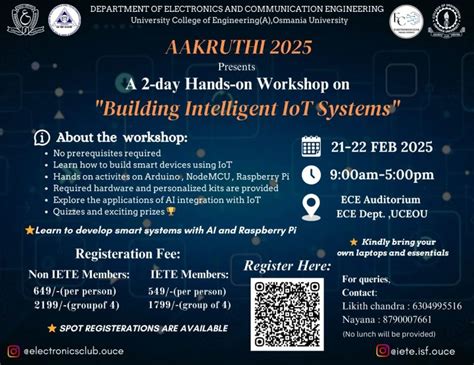Iot Arduino Esp8266 Techworkshop Learning Aakruthi2025 Ece Ouce
