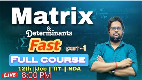 Matrix Class 12 Part 1 Introduction Of Matrix Board Cbse Jee