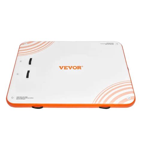 Dropship Vevor Inflatable Floating Dock 10 X 8ft Inflatable Dock Platform Non Slip Water