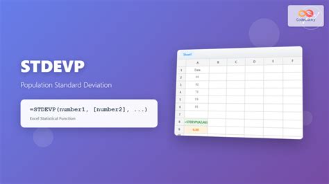 Excel Varp Function Complete Guide To Population Variance Calculations Codelucky