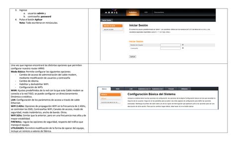 SOLUTION Manual De Configuraci N Router Arris Studypool