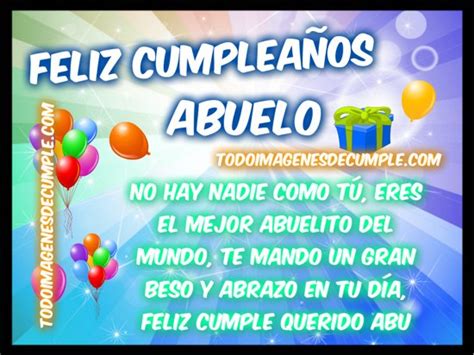 Imágenes de feliz cumpleaños abuelo