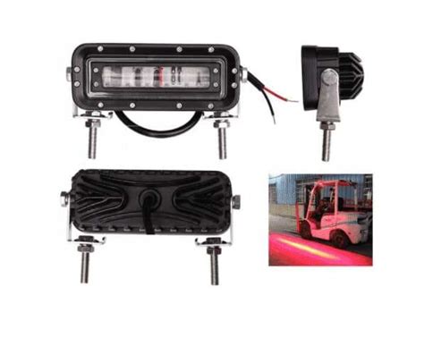 Маркерный фонарь LOYO 30W - Красная линия, FORK LINE RED для вилочного ...