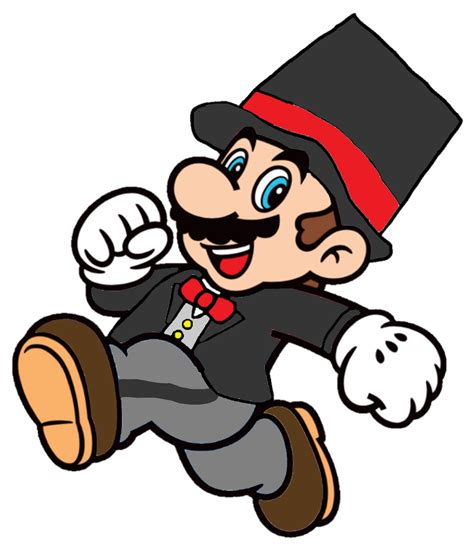 Super Mario Mario Black Tuxedo 2d By Joshuat1306 On Deviantart
