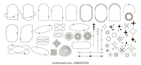 63481 Line Aesthetic Design Elements Stock Vectors And Vector Art Shutterstock