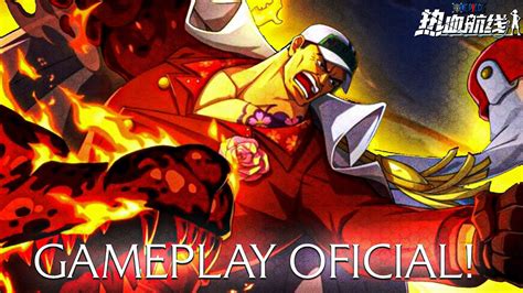 INSAAAANNNOOO GAMEPLAY OFICIAL DO AKAINU ONE PIECE FIGHTING PATH