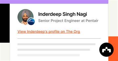 Inderdeep Singh Nagi Senior Project Engineer At Pentair The Org