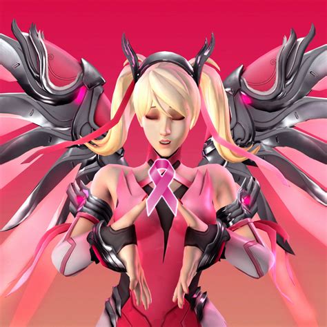 Download Wallpaper Girl Wings Blonde Overwatch Mercy Angela