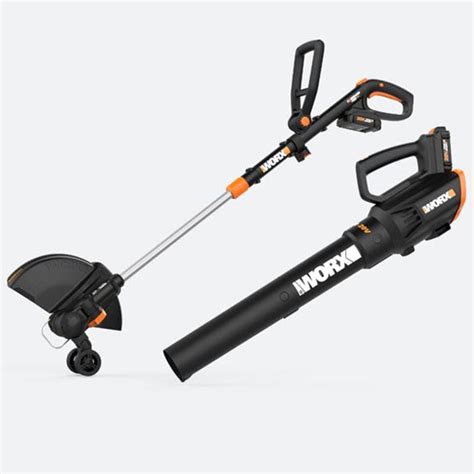 Worx 20v Power Share Gt Revolution String Trimmeredgemini Mower
