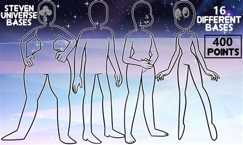 Steven Universe Bases PACK By Bronze Haifisch On DeviantArt Steven Universe Drawing