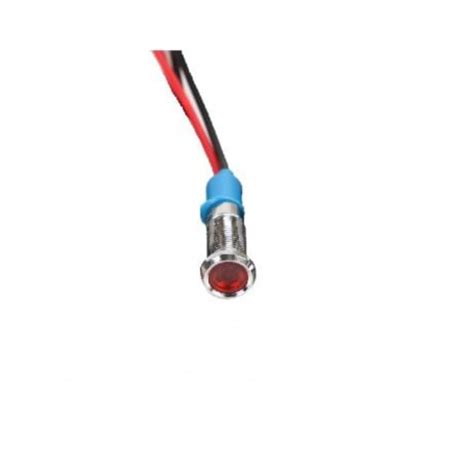 Red 10 24v 6mm Led Metal Indicator Light With 15cm Cable Buy Online At