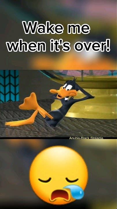 Wake Me When Its Over😪shorts Bugsbunny Daffyduck Looneytunes
