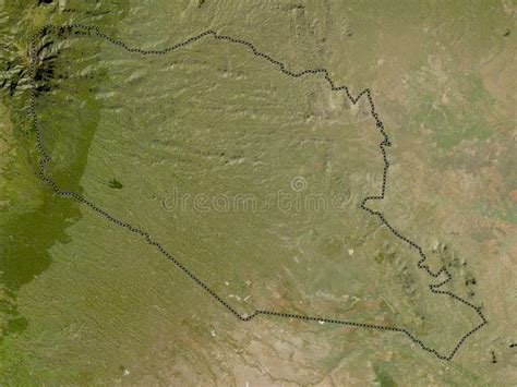 Murang A Kenya Low Res Satellite No Legend Stock Illustration