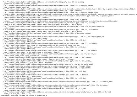 Controlnet Clipvision Indexerror Too Many Indices For Tensor Of