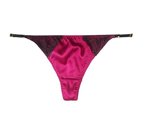 Silriver Womens Silk Lace G String Thong Panty Sexy T Back Underwear