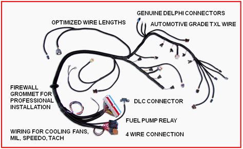 Holley Ls Wiring Harness Kit Holley Efi Ls Coil Harness