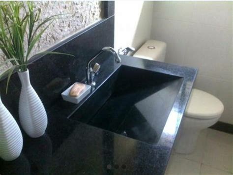 Cuba Esculpida Banheiro Mármore Travertino Ou Preto 70x40 no Elo7