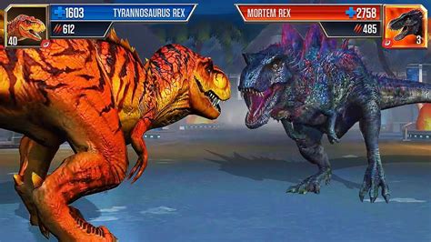 THE DINOSAUR KING TYRANNOSAURUS REX VS MORTEM REX NEW BOSS