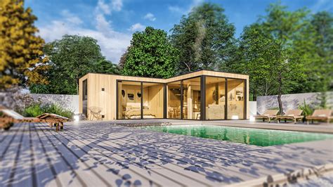 Tiny House Model Cubic Angular Concept Idea Behance