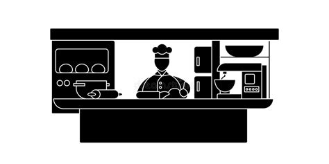 Icono Del Glifo De Cocinar Ilustración Del Vector Ilustración De