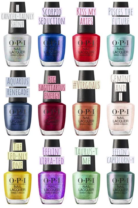 Opi Fall 2023 Big Zodiac Energy Noae Nails Opi Fall Opi Nail Polish Colors Opi Nail