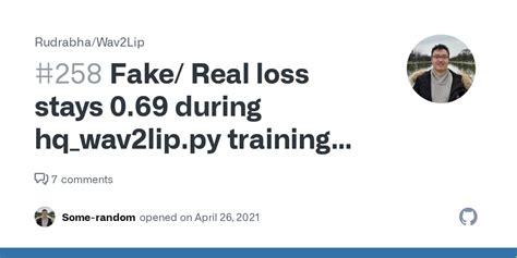 Fake Real Loss Stays During Hq Wav Lip Py Training For Lrs