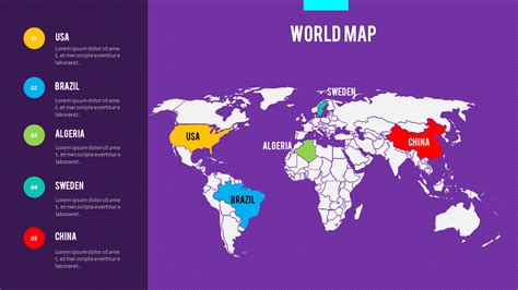 세계지도 프레젠테이션
