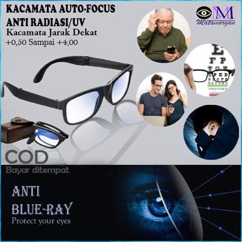 Jual KACAMATA BACA AUTO FOCUS ANTI RADIASI LENSA AUTO MENYESUAIKAN