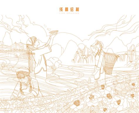 商业插画 茶叶包装迪克小星kk 站酷zcool