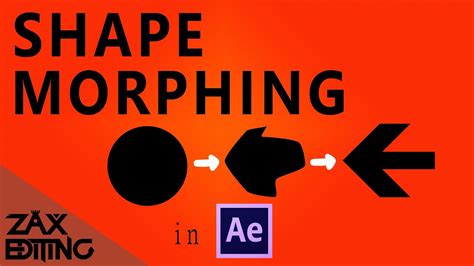 How To Morph Shapes After Effects Tutorial Youtube