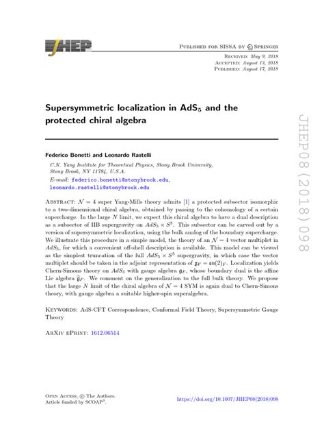 Supersymmetric Localization In Ads5 And The Protected Chiral Algebra