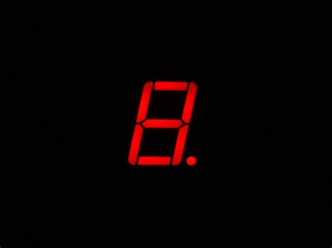 14cm 1 Digit 7 Segment Led Red Kiwi Electronics